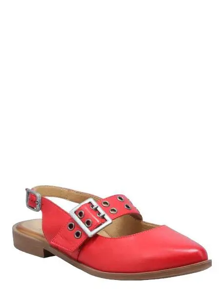 Miz Mooz Slingback Mary Jane - Scarlet
