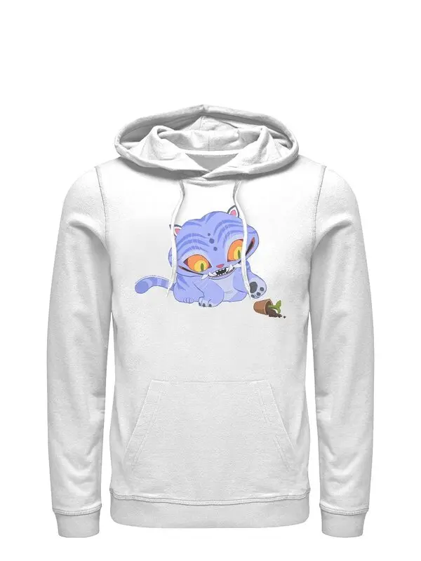 KPOP DEMON HUNTERS Derpy Graphic Hoodie - White
