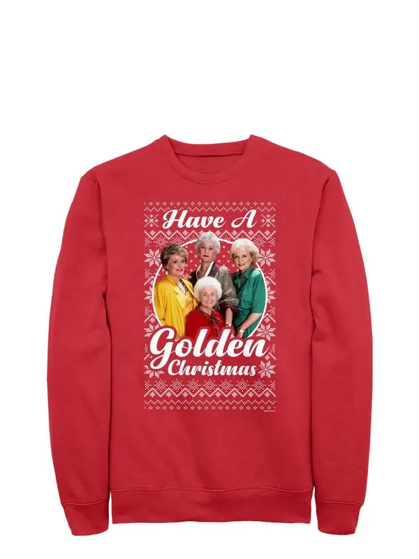THE GOLDEN GIRLS Christmas Sweatshirt - Red