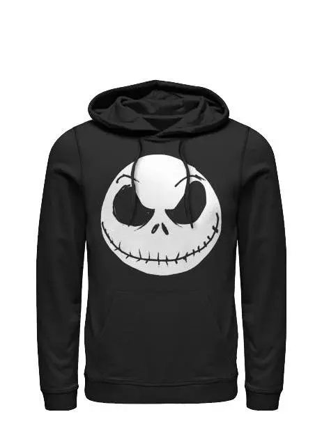 THE NIGHTMARE BEFORE CHRISTMAS Jack Skellington Graphic Hoodie - Black