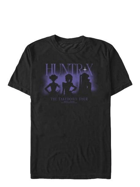 KPOP DEMON HUNTERS The Takedown Tour Silhouette T Shirt - Black