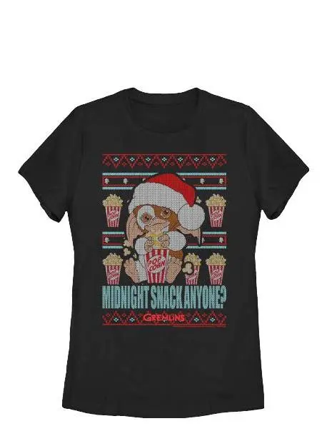 GREMLINS Midnight Snack" Graphic T-shirt - Black