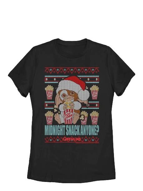 GREMLINS Midnight Snack" Graphic T-shirt - Black