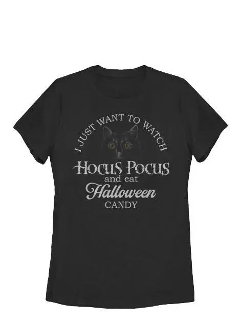 HOCUS POCUS Halloween Graphic T-shirt - Black