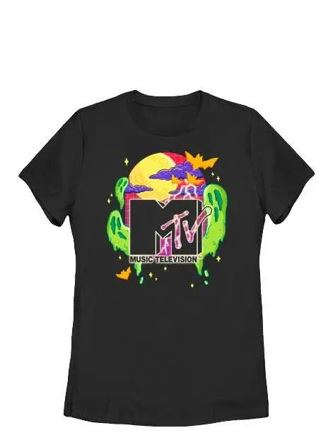 MTV Halloween Graphic T-shirt - Black