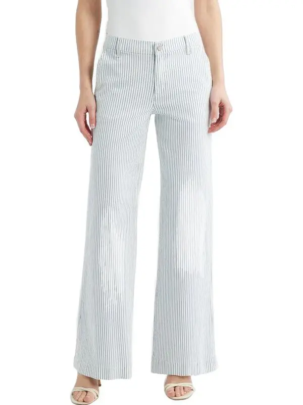 Kobi Halperin Keren Stripe Wide Leg Pants - Ivory Multi