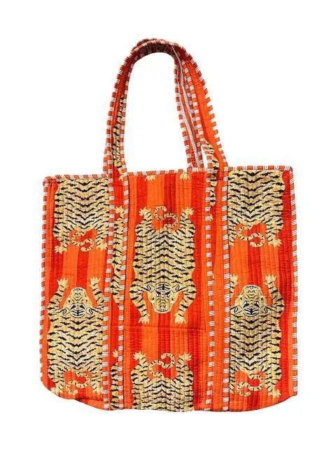 MER ST. BARTH Jungle Tote - Orange