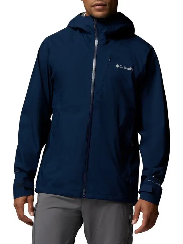 Columbia Trailborne Omni-tech Waterproof Jacket - Collegiate Navy