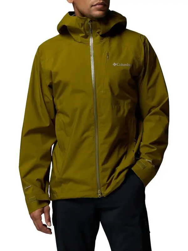 Columbia Trailborne Omni-tech Waterproof Jacket - Mossy Green