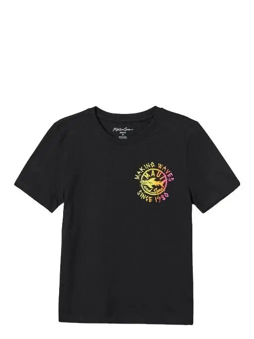 MAUI & SONS Wave Maker Graphic T-shirt - Black