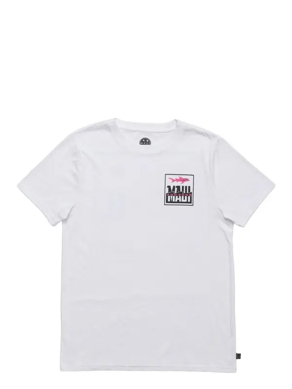 MAUI & SONS Fish Out Of Water Graphic T-shirt - White