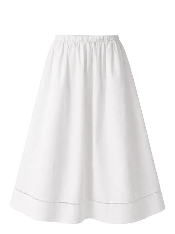 WAKAKUU Skirt Sandy Cotton - White