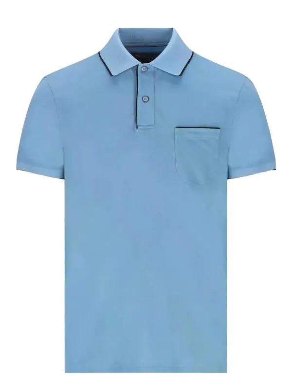 Loro Piana Regatta Chest-pocket Piped Polo Shirt - Blue