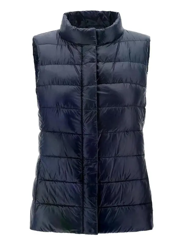 Herno Quilted Sleeveless Gilet - Blue