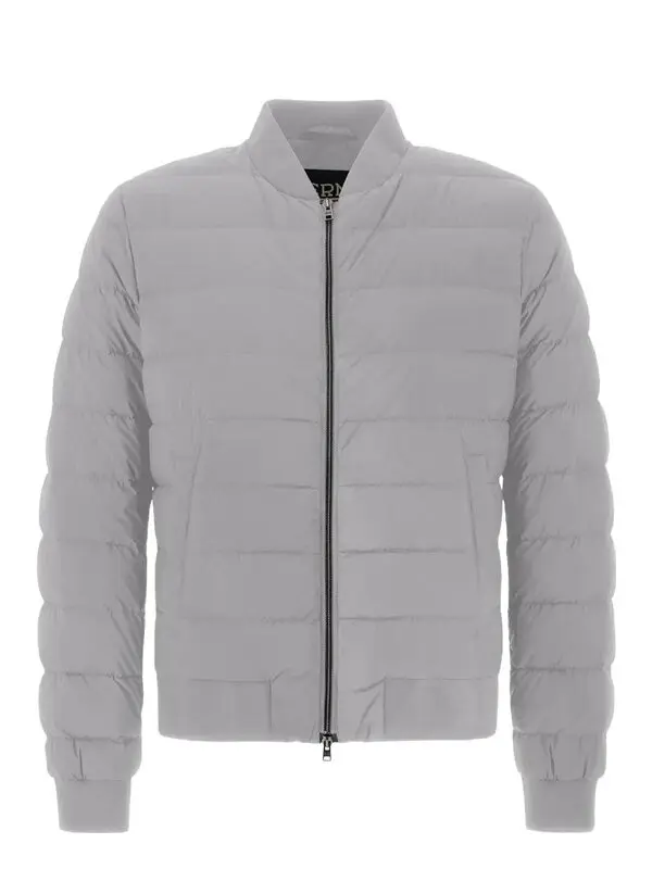Herno Quilted Bomber Jacket - Grey