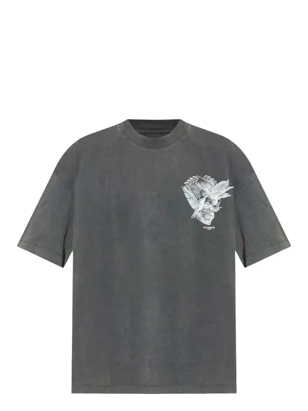 ALLSAINTS Mysteries Graphic T-shirt - Grey