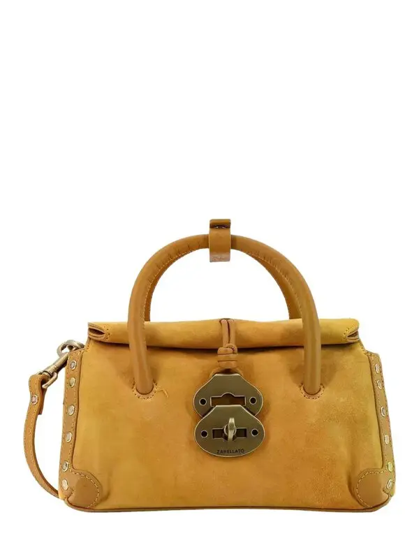 ZANELLATO Dotta® Baby Studded Leather Shoulder Bag - Neutrals