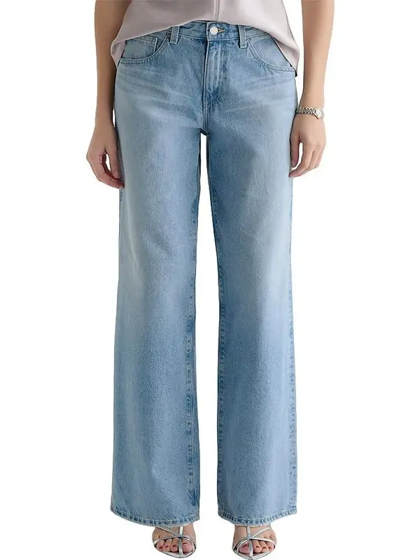 Ag Adria Low Rise Wide Leg Jeans - Mondrian