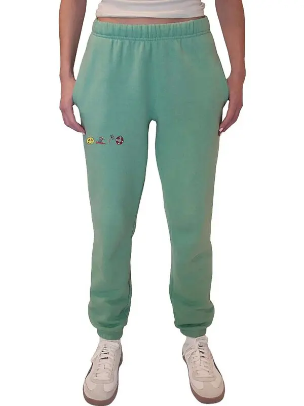 C.BONZ Embroidered Classic Sweatpants - Sage