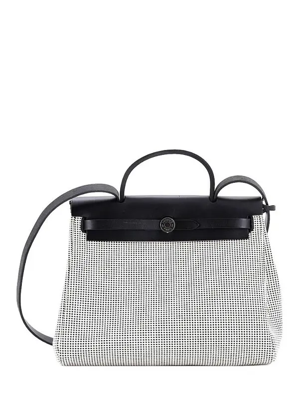 Hermès 31 Herbag Zip Criss Viking - Black