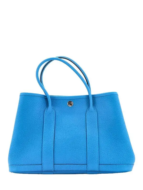 Hermès 30 Garden Party Tote - Blue