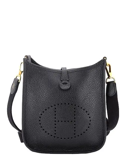 Hermès Tpm Evelyne Bag Gen Iii Clemence - Black
