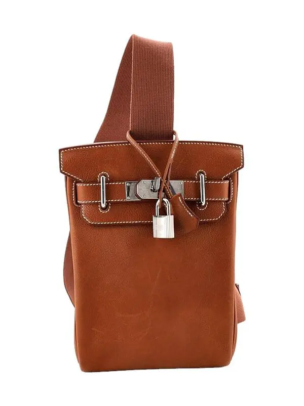 HERMES Pm Hac A Dos Backpack Barenia Faubourg - Brown