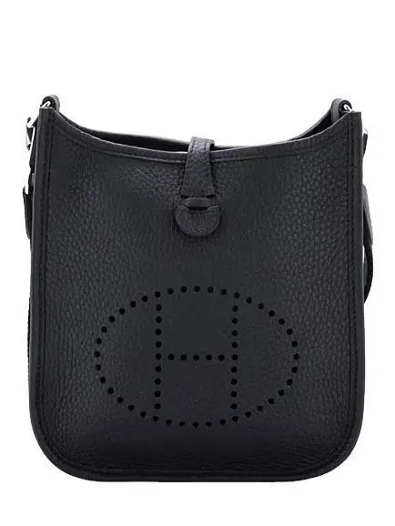 Hermès Tpm Evelyne Bag Gen Iii Clemence - Black