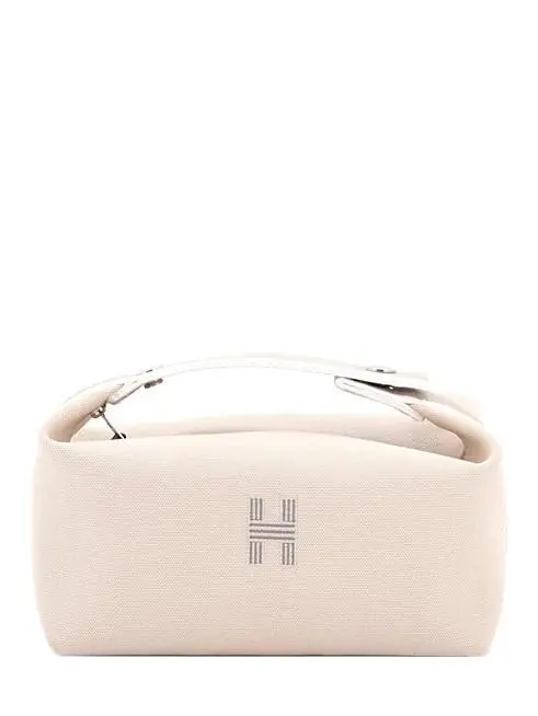Hermès Pm Bride-a-brac Travel Case Toile - Neutral