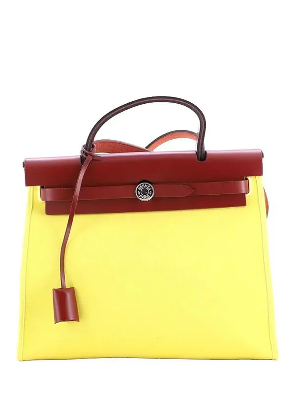 Hermès 31 Herbag Zip - Yellow