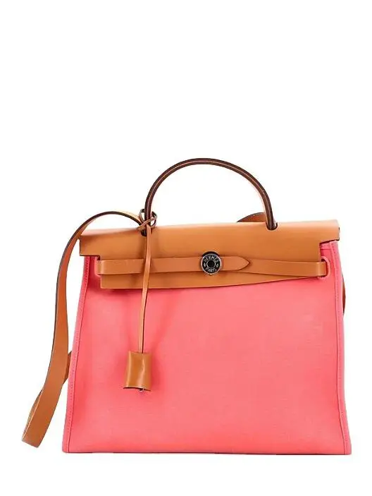 Hermès 31 Herbag Zip - Pink
