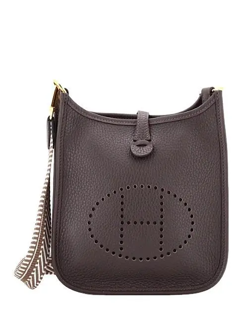 Hermès Tpm Evelyne Bag Gen Iii Clemence - Brown