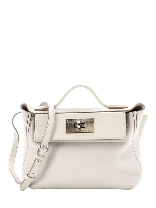 Hermès 21 24/24 Bag Evercolor With Swift - Gray