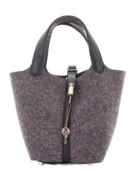 Hermès Picotin Lock Pm - Gray