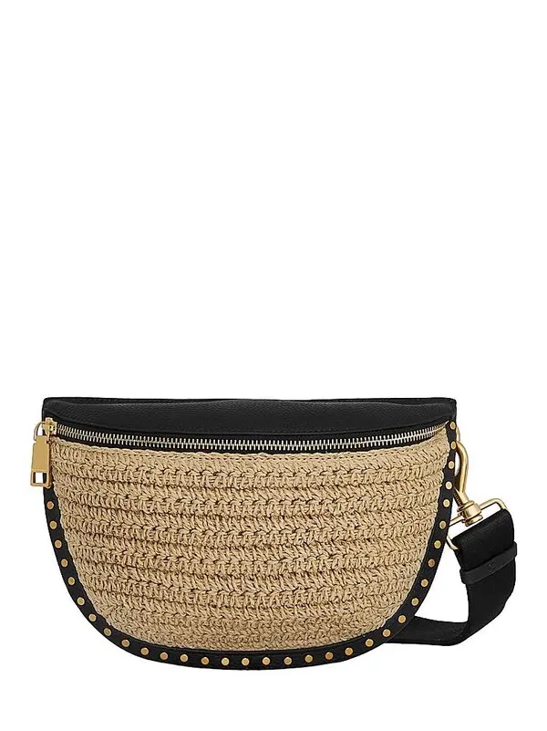 Rebecca Minkoff Darren Small Sling Belt Bag - Natural/black