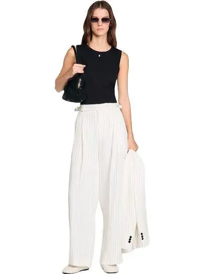 Sandro Striped Suit Trousers - Stripe