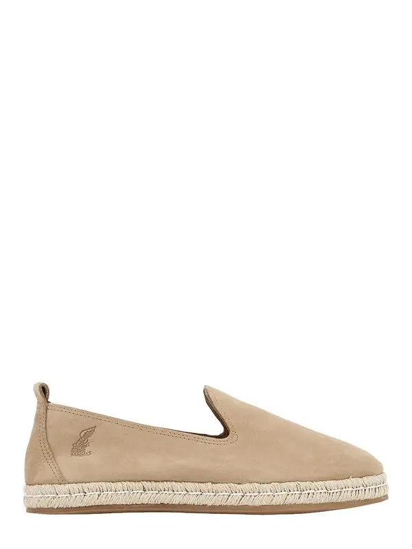 ANCIENT GREEK SANDALS Nomas Nubuck Espadrille Loafers - Beige