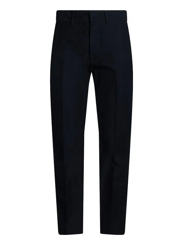 TOM FORD Cotton-twill Pants - Midnight Blue