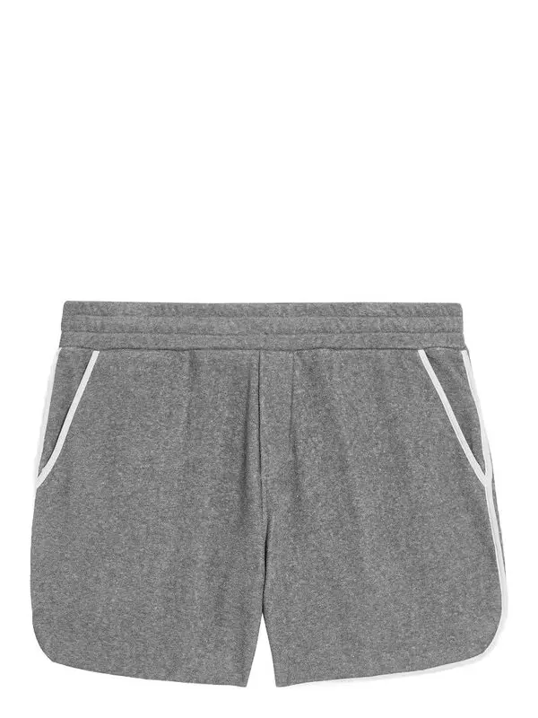 Orlebar Brown Flett Cotton-blend Terry Shorts - Anthracite