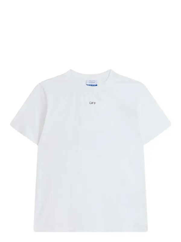 Off-White Printed Cottonjersey Tshirt - White