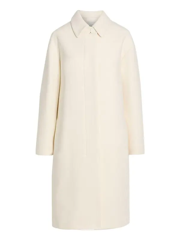 FFORME Jamie Wool-felt Coat - Cream