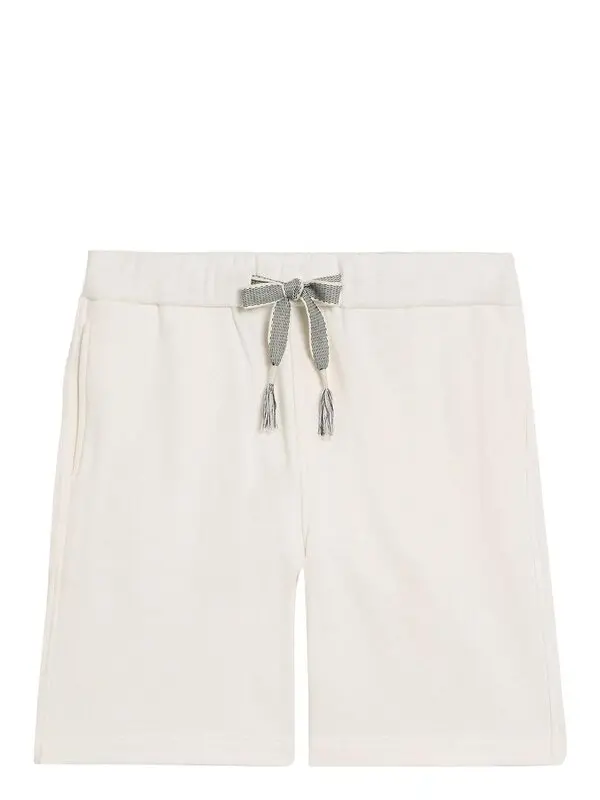 Orlebar Brown Meakin Cotton-terry Shorts - White