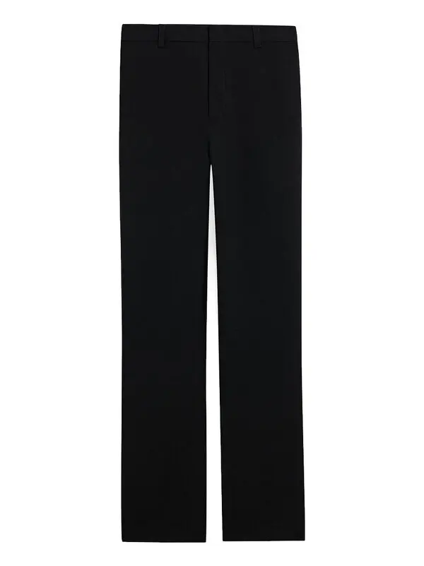 JIL SANDER Wool-twill Pants - Black