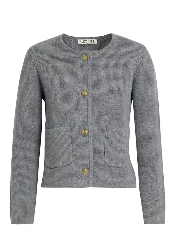ALEX MILL Paris Cotton And Cashmere-blend Jacket - Gray