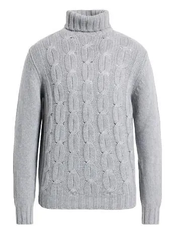Fedeli Turtleneck Cashmere Sweater - Grey