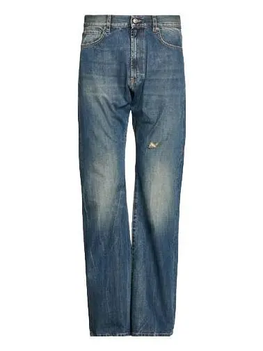 THE BIG WHITE BLUE Cotton Straight-leg Jeans - Blue
