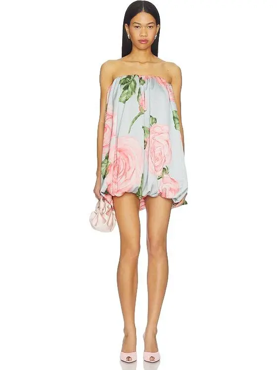 L'IDEE Flute Mini Dress - Rose Garden