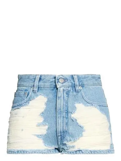 MAISON MARGIELA Denim Shorts Size Cotton - Blue