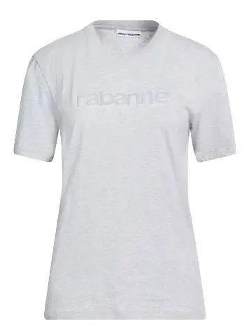 Rabanne Jersey T-shirt With Appliqués - Grey