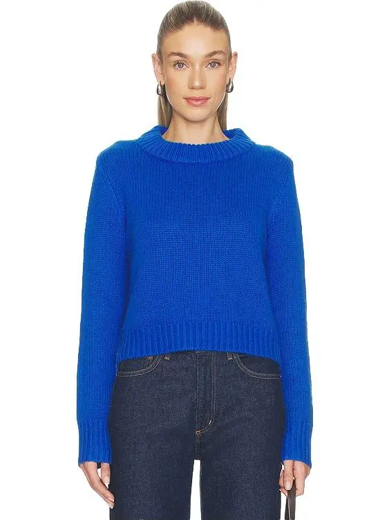 LA LIGNE Solid Mini Marin Sweater - Cobalt
